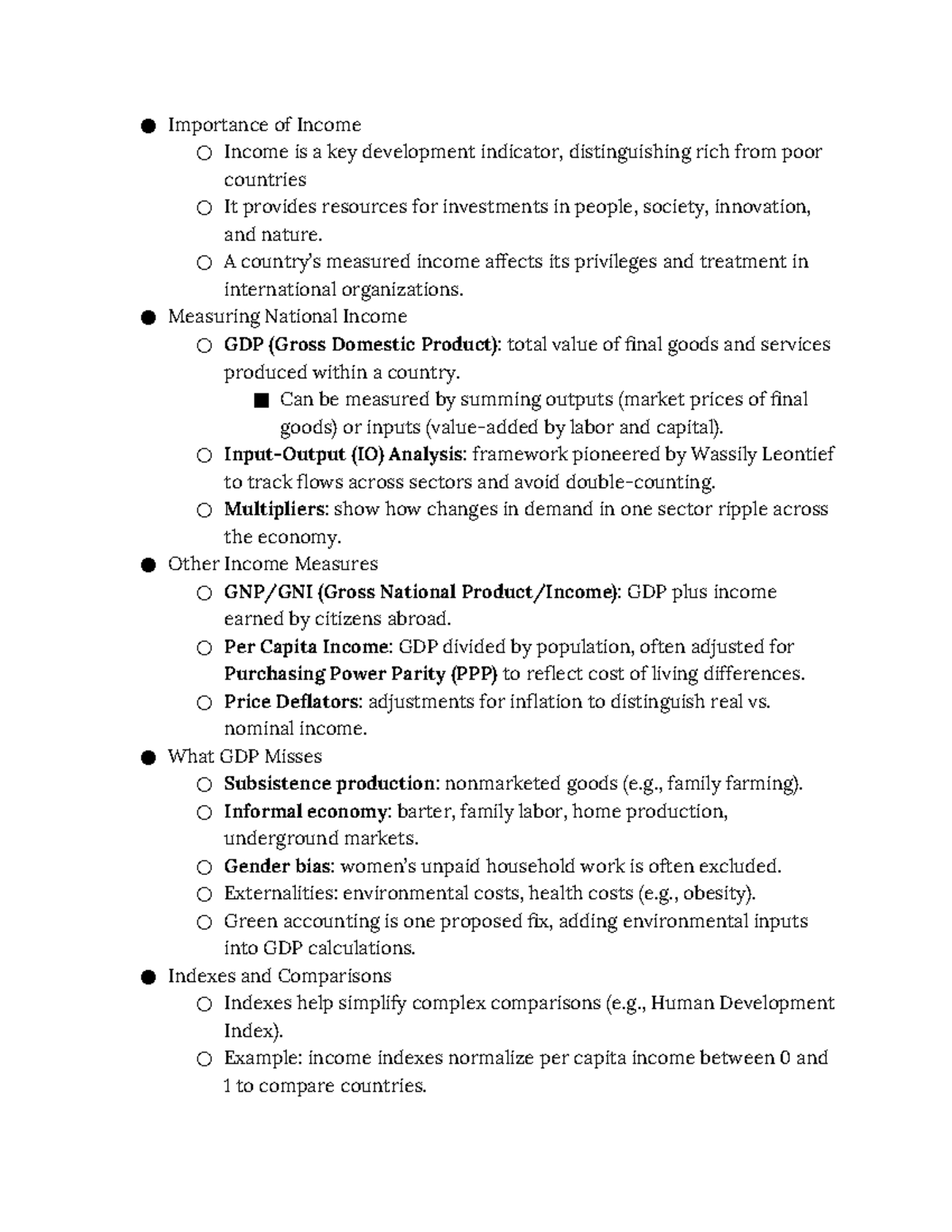 T&L - Ch. 3: Summary of Income Measurement and Its Importance - Studocu