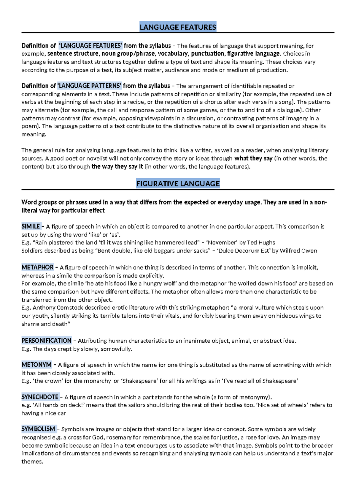 Language Features - LANGUAGE FEATURES Definition of ‘LANGUAGE FEATURES ...