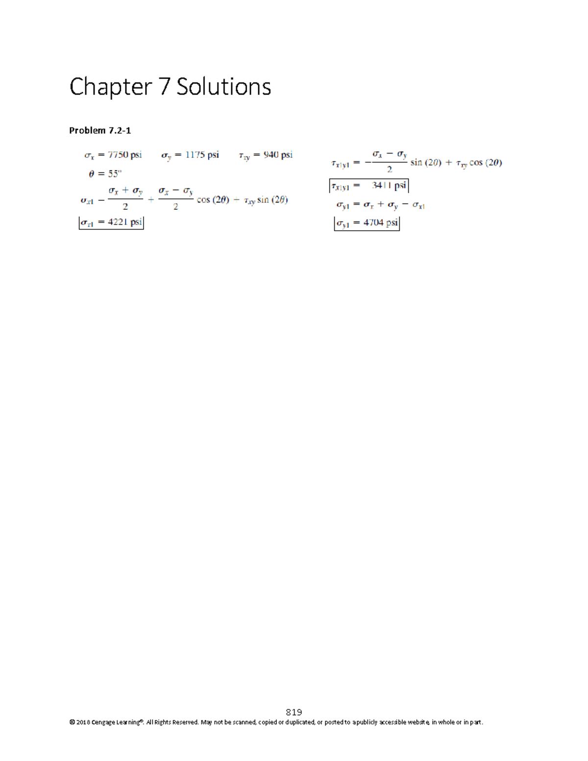 Ch07 - Solutions to Problems 7.2 and More - Studocu