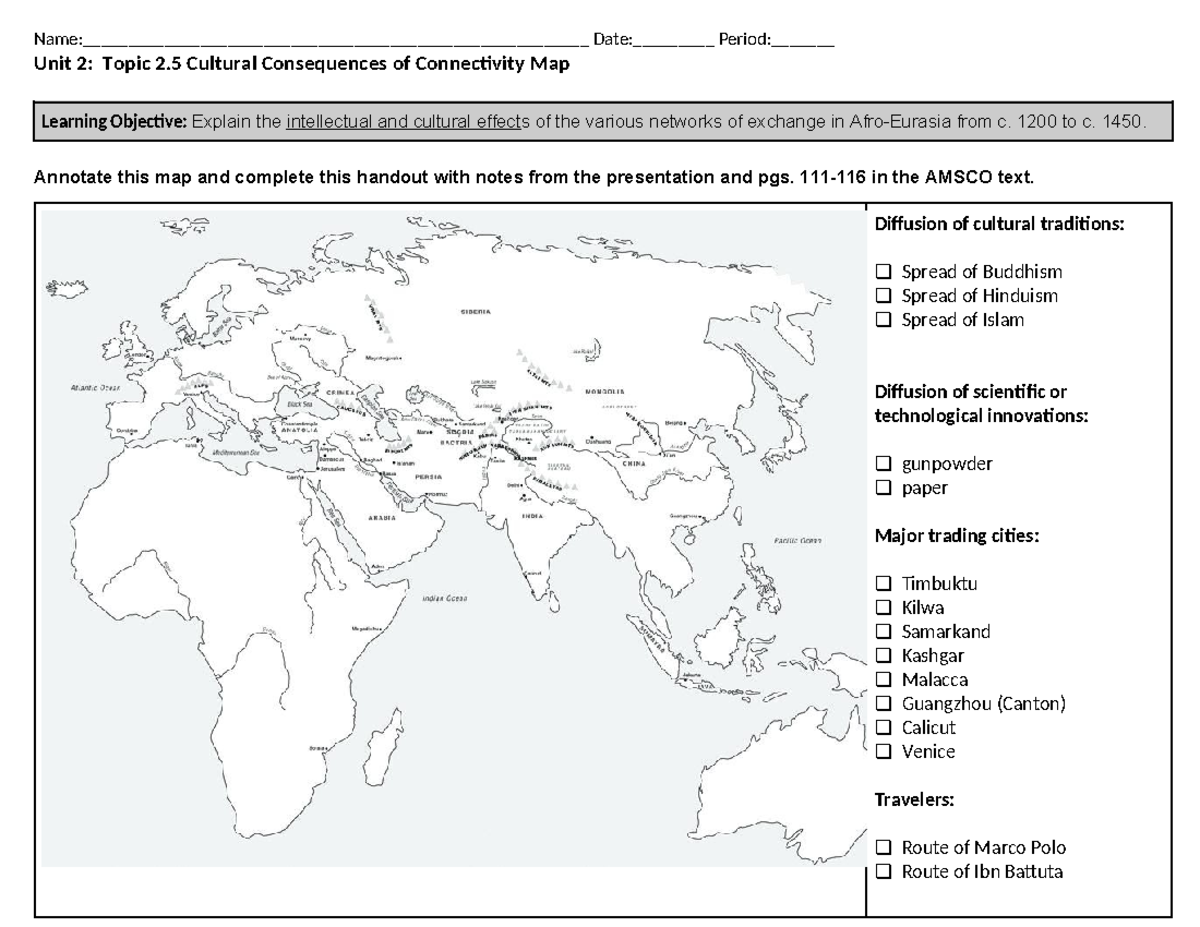 Unit 2 Topic 2.5 Cultural Consequences of Connectivity Map Analysis ...