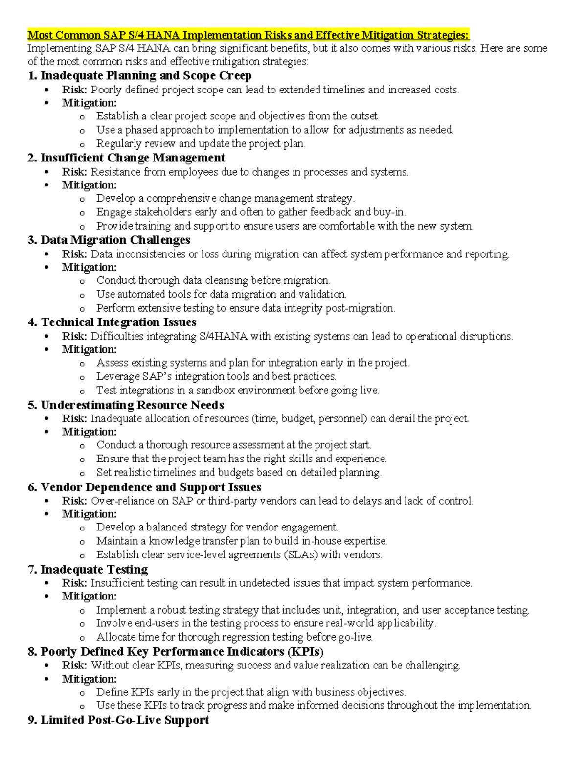 Most Common SAP S4 HANA Implementation Strategies - Most Common SAP S/4 ...
