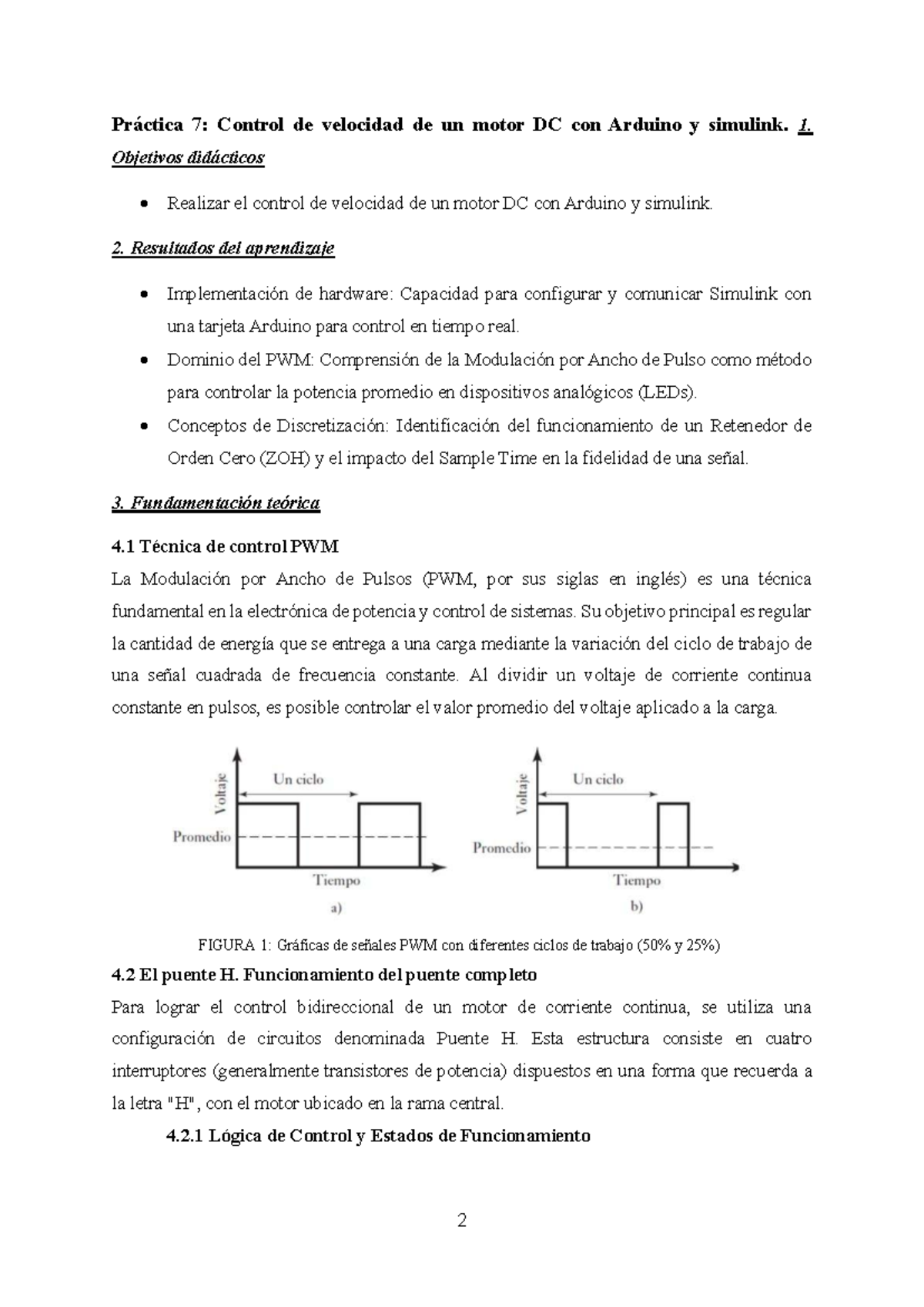 Práctica 7: Control de Velocidad de Motor DC con Arduino y Simulink ...
