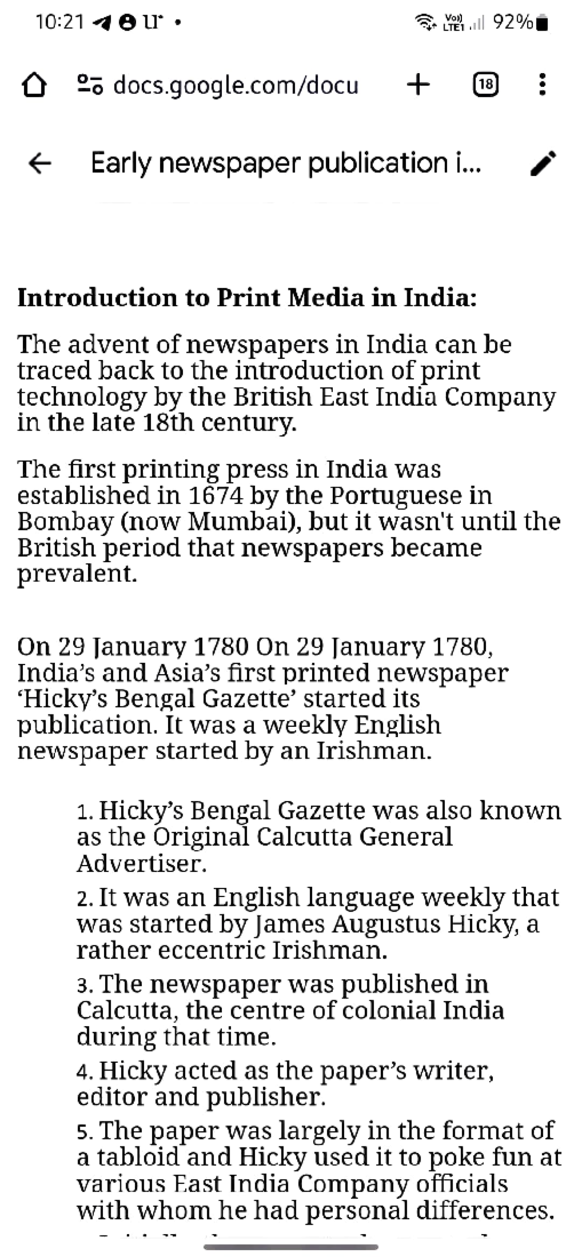 Journalism 2: The Evolution of Print Media in India and Its Impact ...