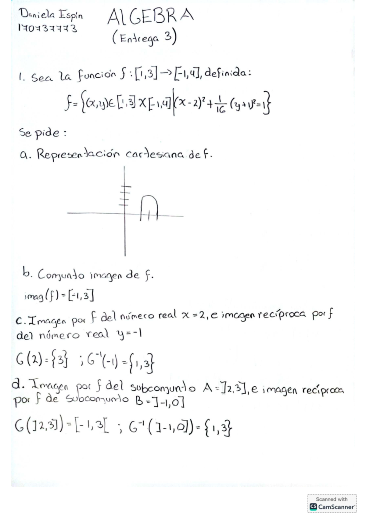 Álgebra (Entrega 3) - Funciones y Composición de Funciones - Studocu