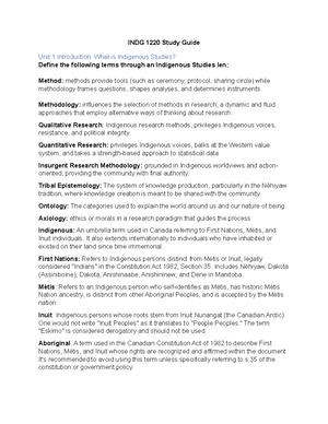 Indg study notes - 1. Changing Context and Government Responsibility ...