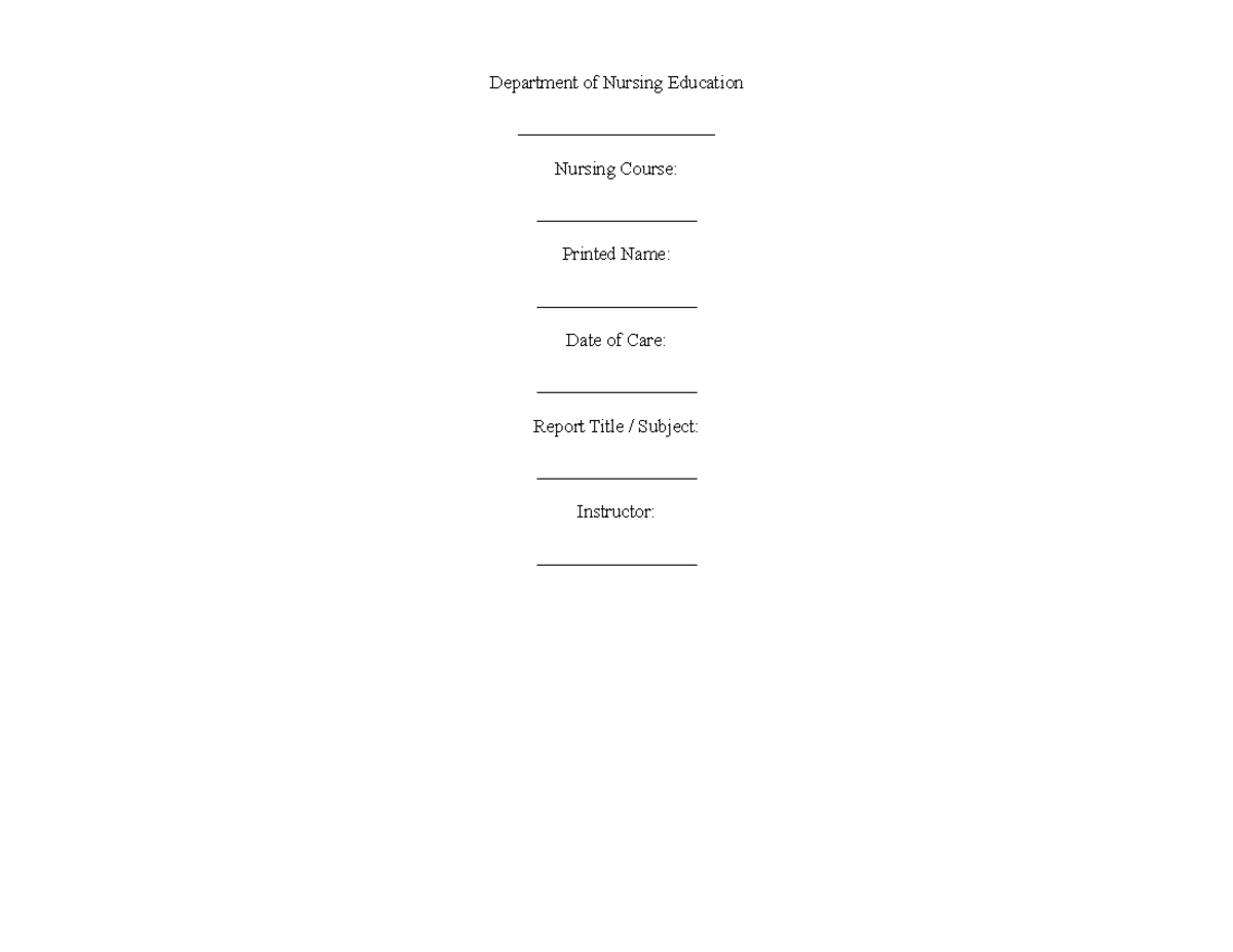 PRCC ADN Nursing Care Plan: Osteoarthritis Management and Recovery ...