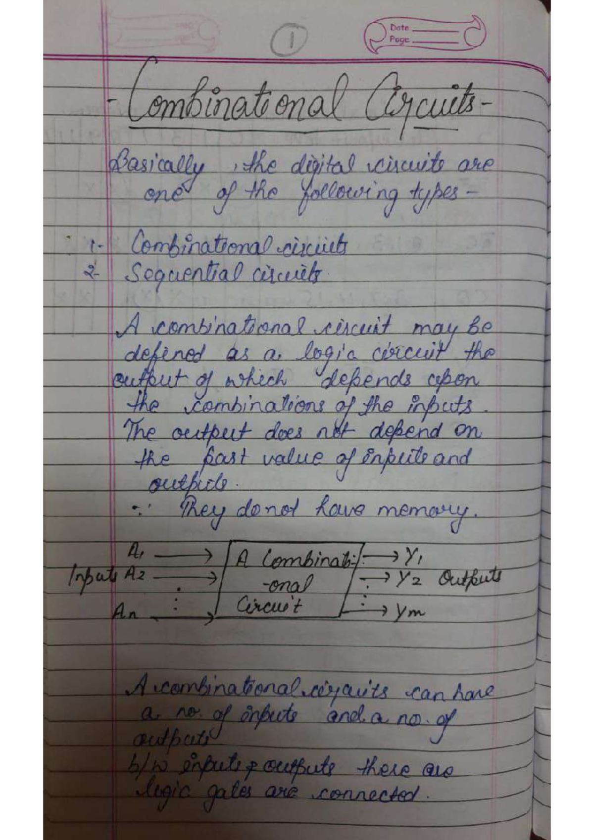 Unit-2 DE: Combinational Circuits in Digital Electronics Notes - Studocu