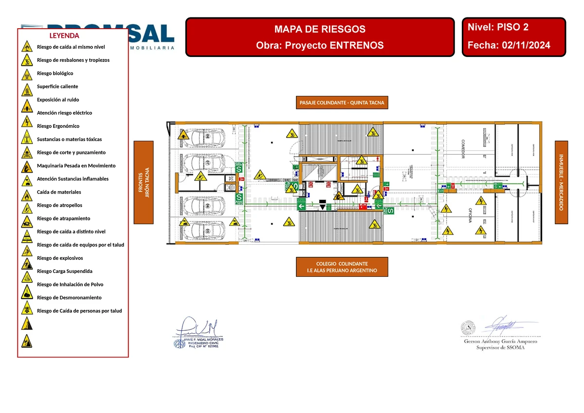 Mapa de Riesgos - PISO 3 - TAREA DEL SIG de SST - Studocu