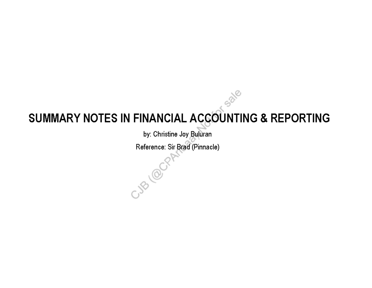 Summary-Notes-in-FAR-1 watermark - SUMMARY NOTES IN FINANCIAL ...