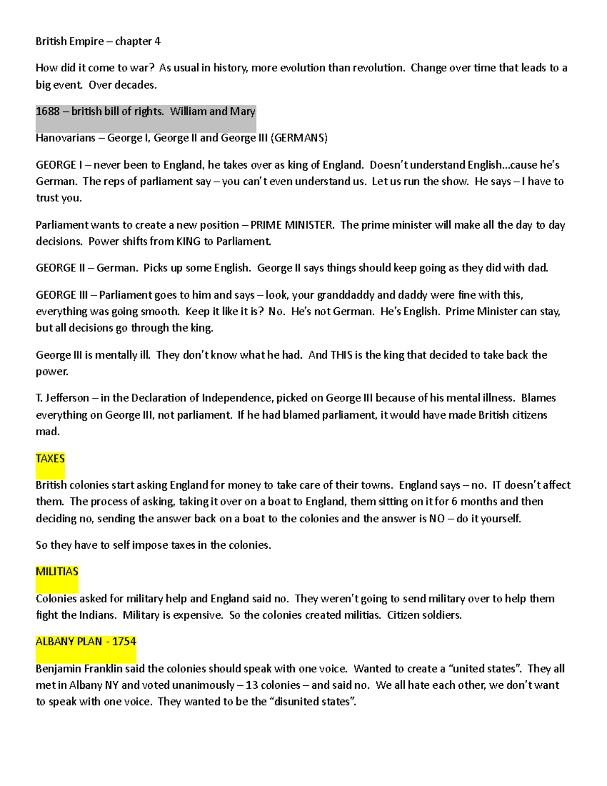 Colonial Tensions and Events Leading to the American Revolution (HIST ...