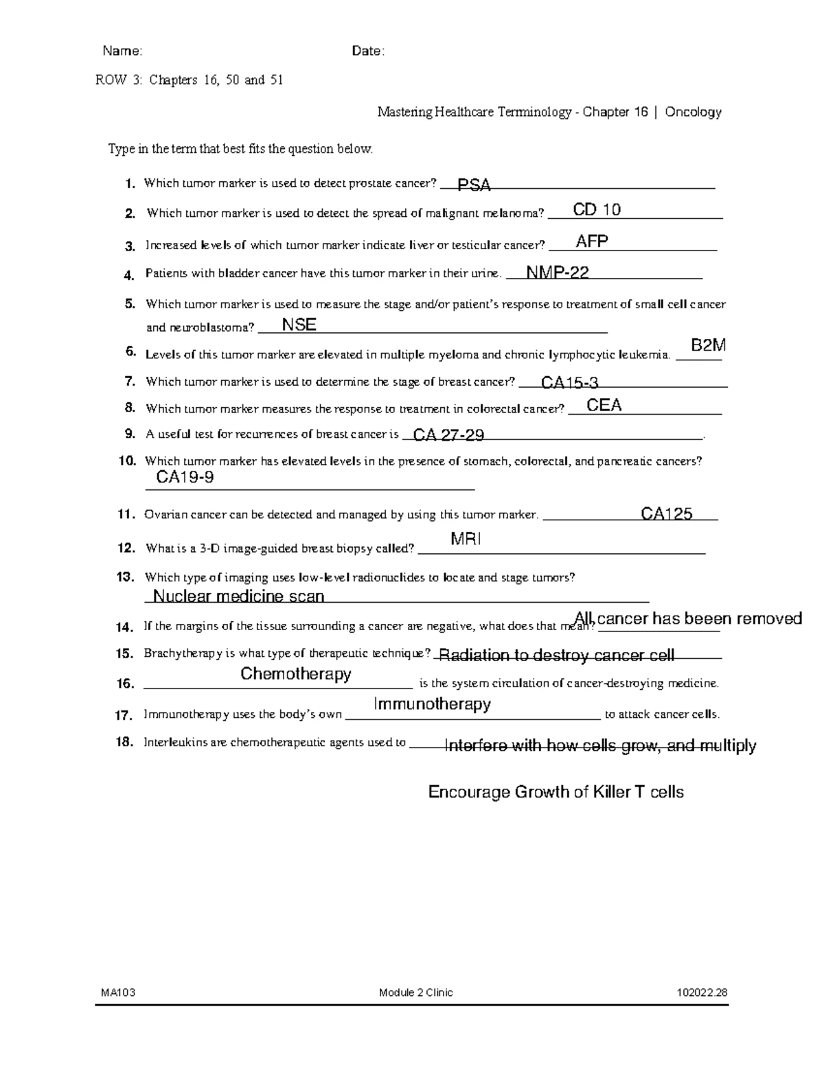 MA107 Module 3 Dosage Calculation Worksheet Revised 06-2019 - Studocu