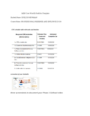 CPE Schedule Table Template - CEM2: Clinical Practice Experience CPE ...