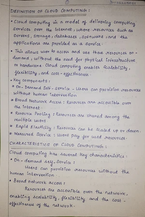 CC QUES BANK - Cloud Computing Question bank - REGULATION 2021 ACADEMIC YEAR 2023- Loyola ICAM ...