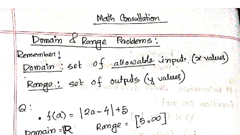 MAT092 problem solving session 01 - Remedial Course in Mathematics ...
