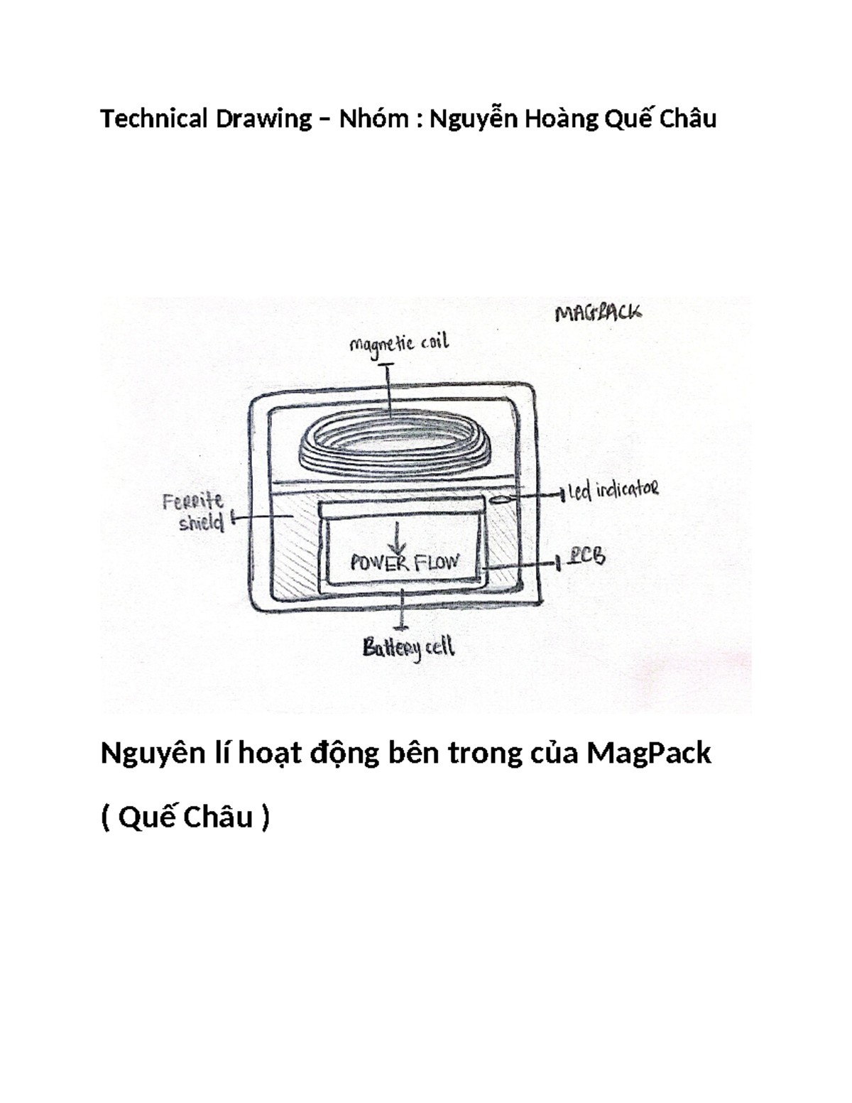 Technical Drawing: MagPack & MagMount Overview (Quế Châu) - Studocu
