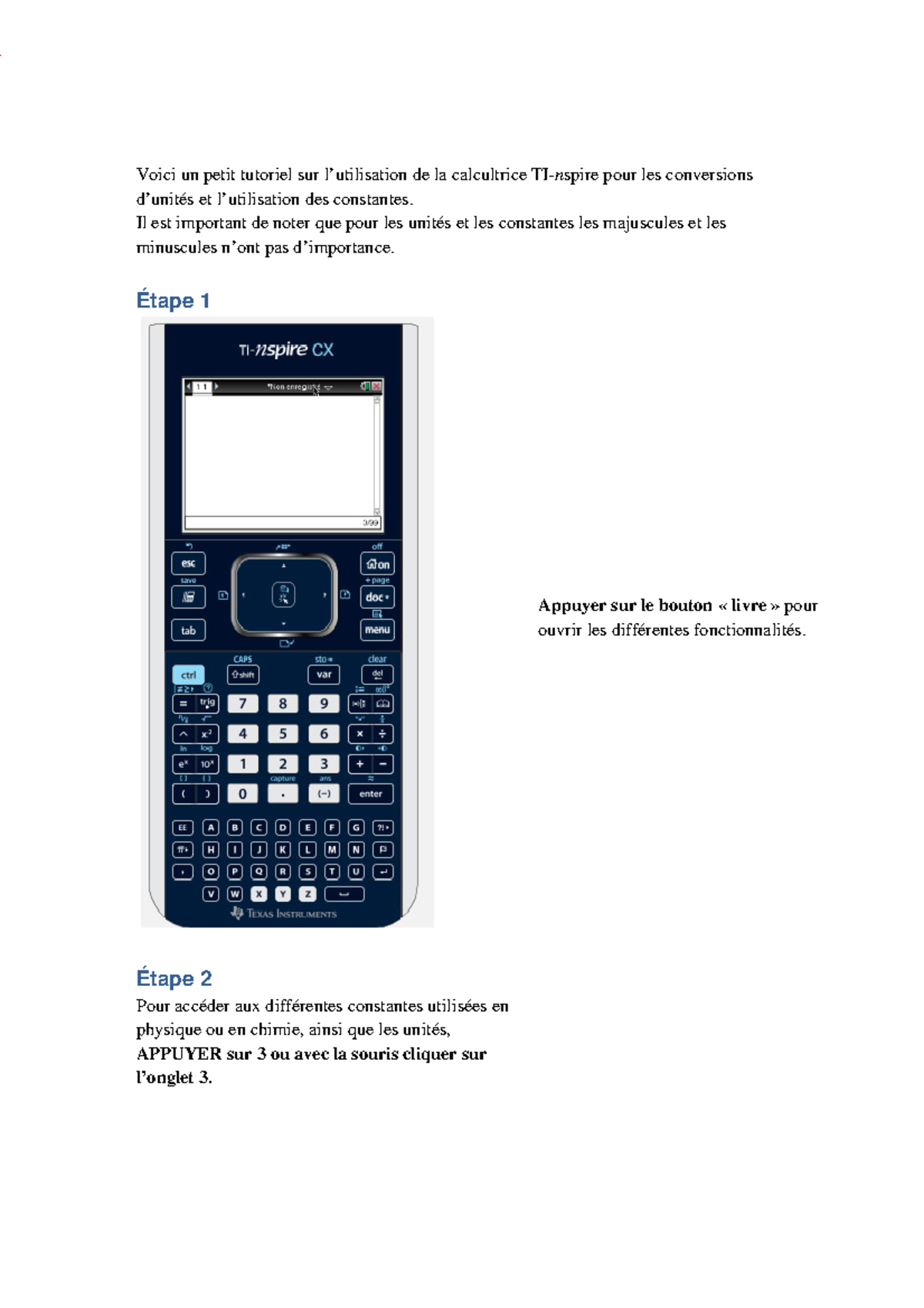 Conversion dunité TI - Utilisation TI - Voici un petit tutoriel sur l ...