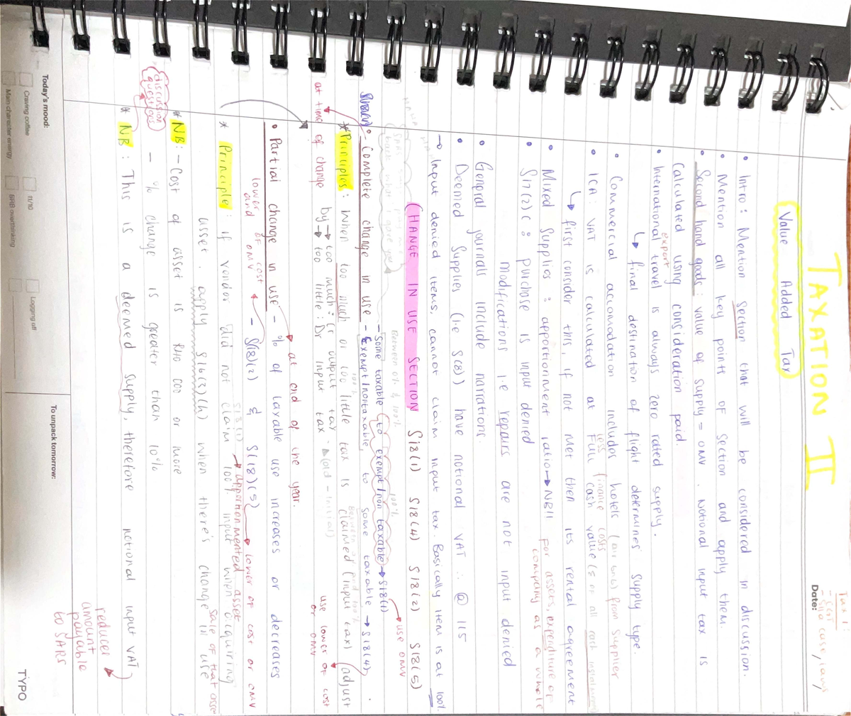 Taxation II CGT: Comprehensive Guide on VAT and Asset Disposal - Studocu