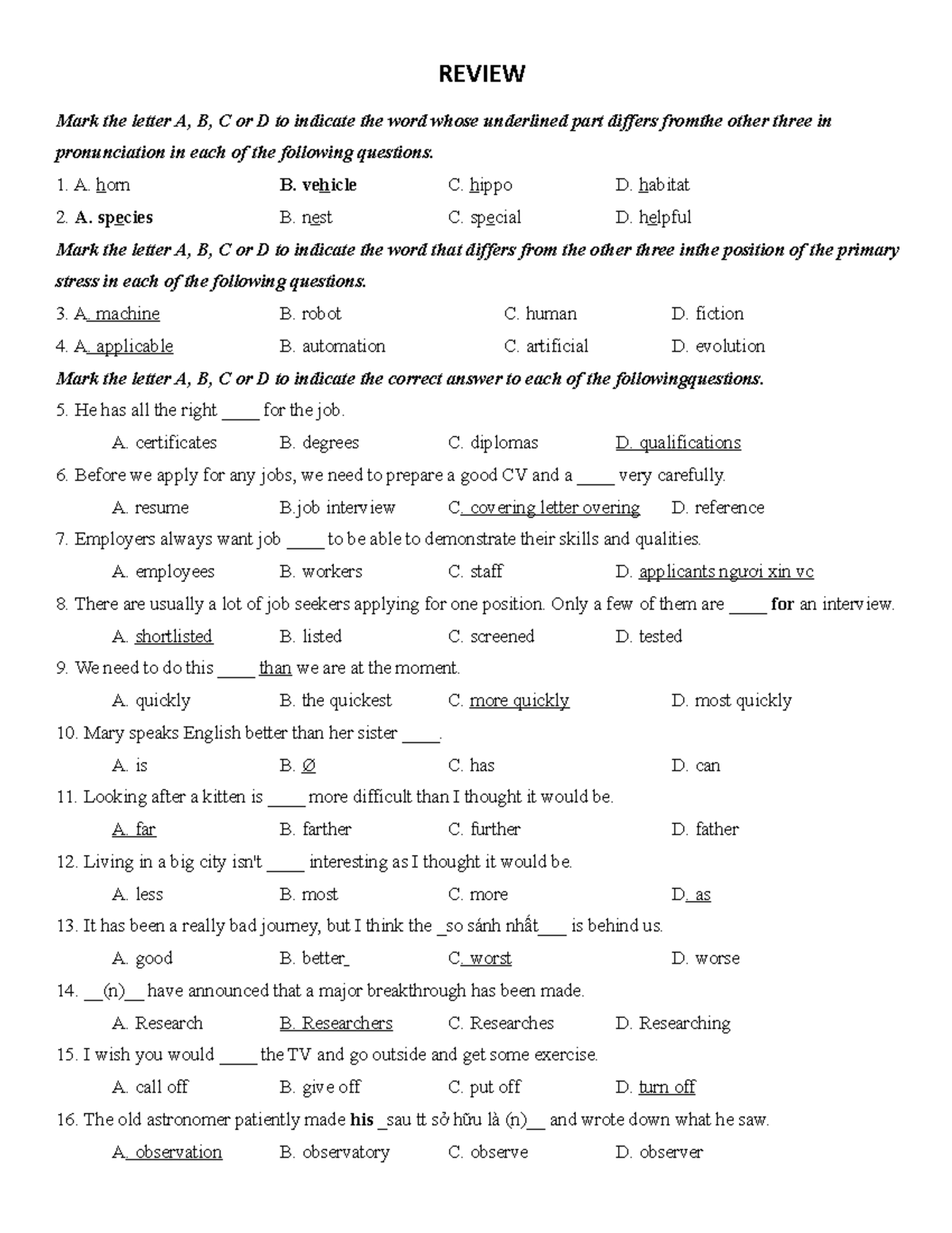 Đề kiểm tra giữa kỳ môn Anh 12 - NBBNN - Studocu