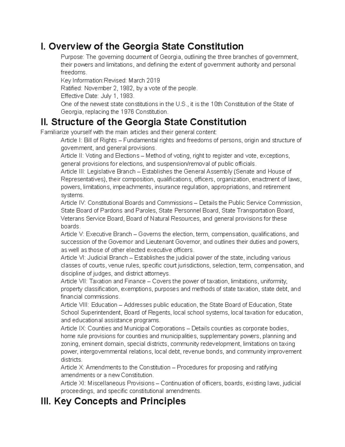 Federalism Study Guide: Understanding State and Local Government ...