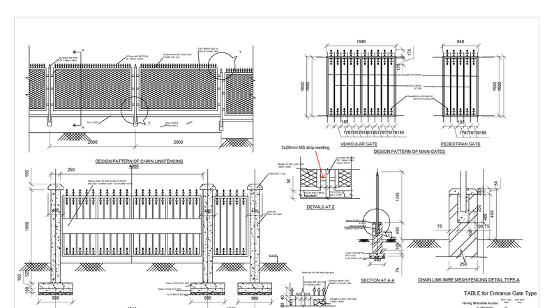 DWG GATE: Detailed Design of MS Frame and Gates for Structures - Studocu