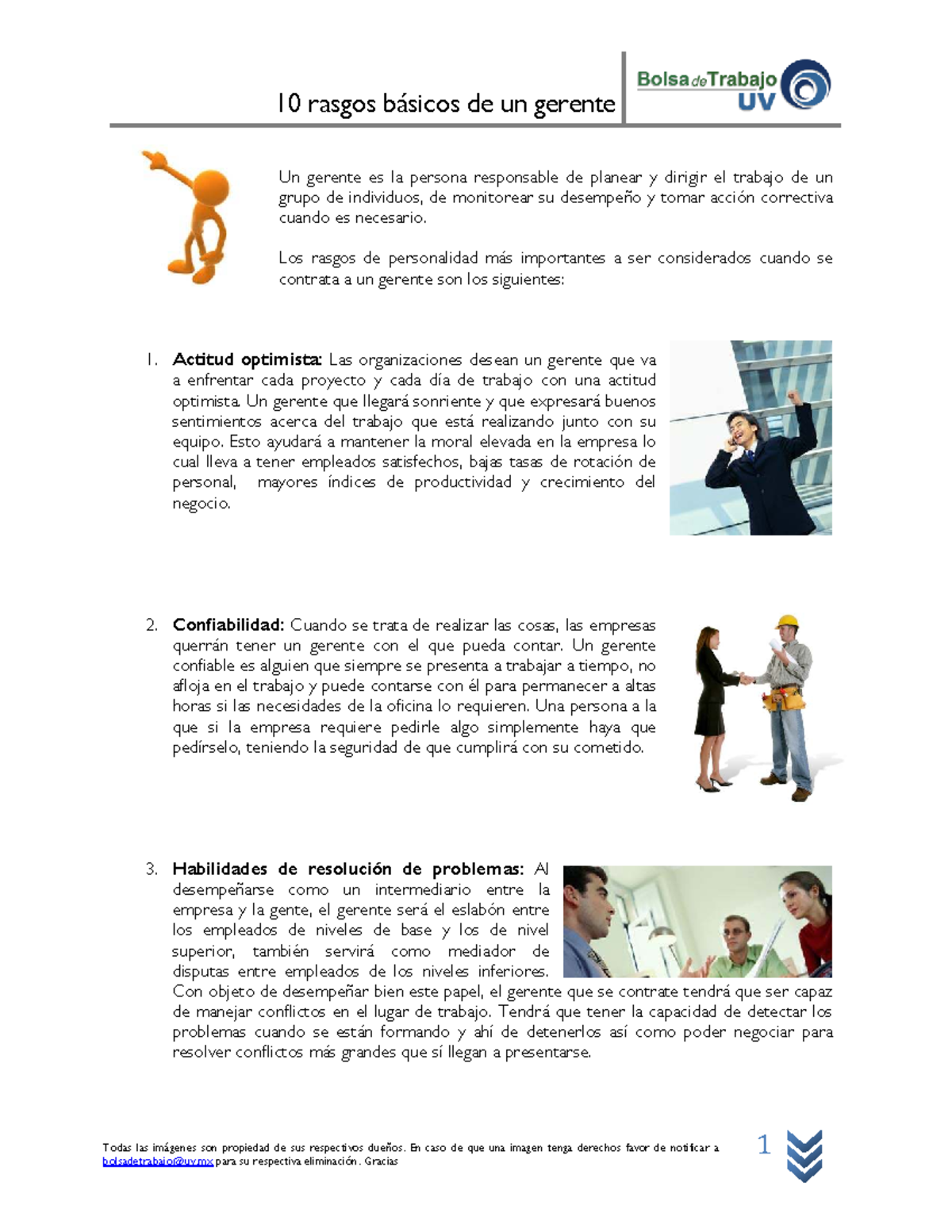 10 Rasgos Clave de un Gerente Efectivo - Studocu