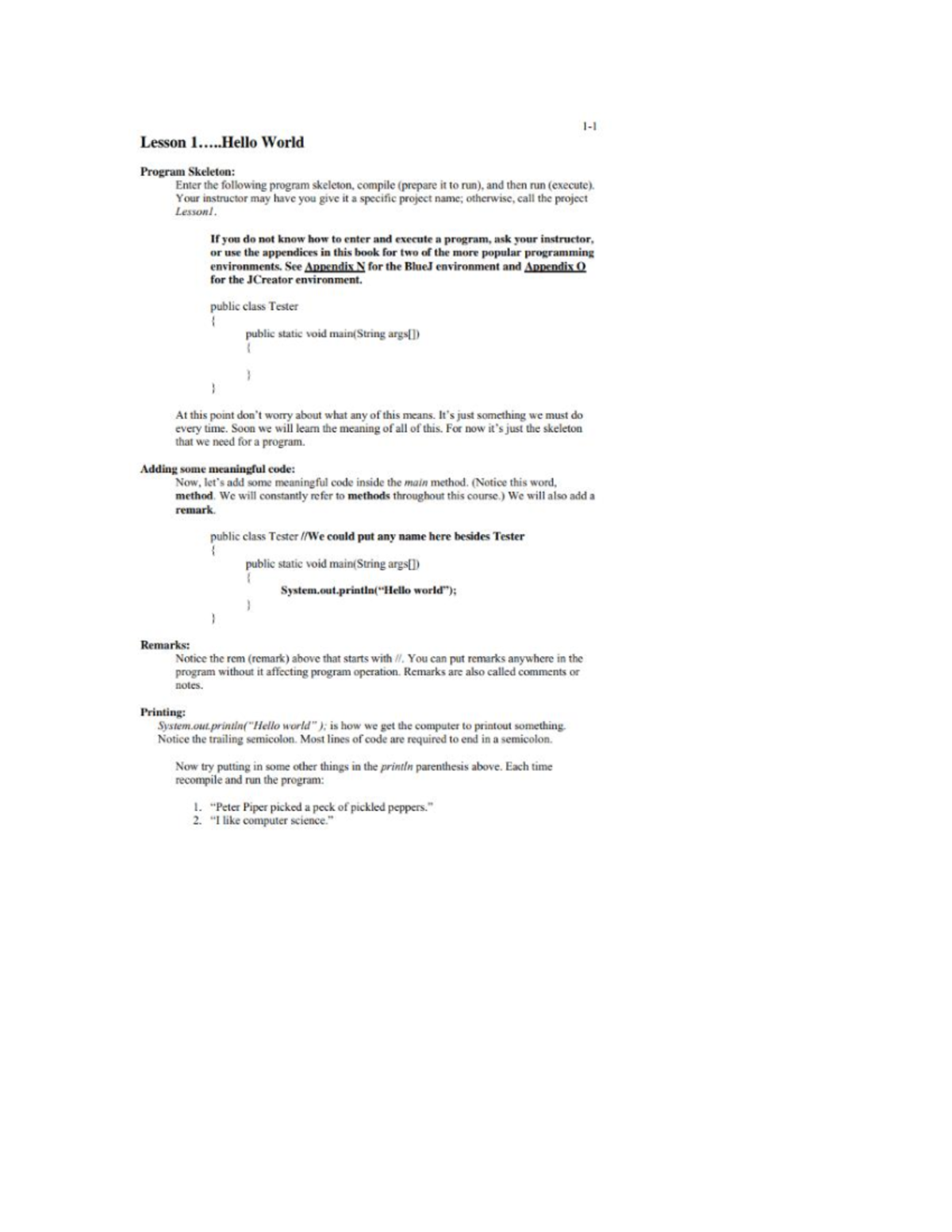 Final Exam Notes for Course Code: XYZ101 - Java Basics and Syntax - Studocu