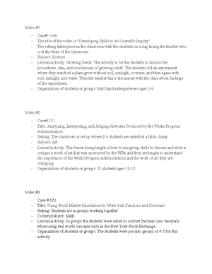 D093 Task 3 - Passing assignment - D093 – Assessing Impact on Student Learning Lauren Williams A ...
