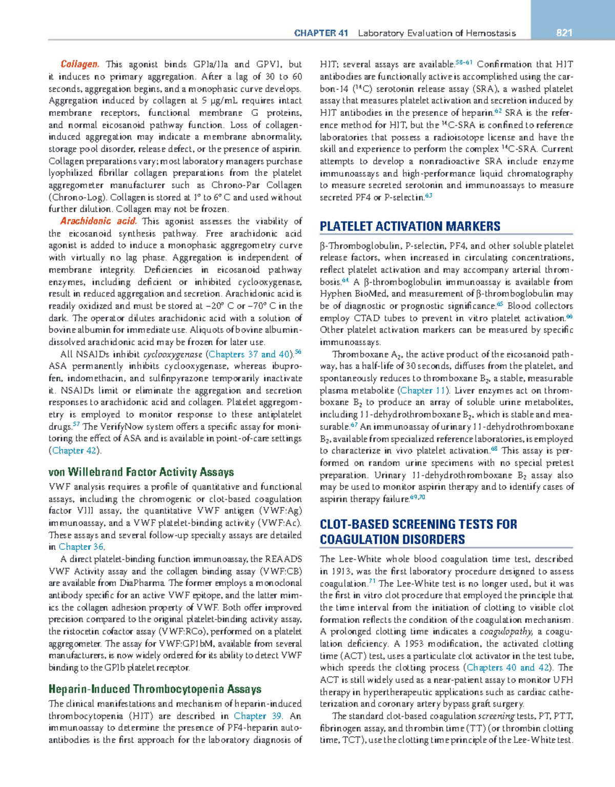 CHAPTER 41 Hematology Lab Evaluation of Hemostasis and Coagulation ...
