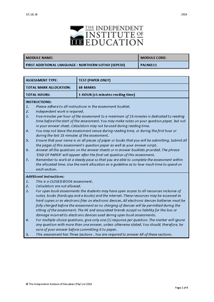 [Solved] Peakanyo ya mmepe wa monogamous - Sepedi caps document ...