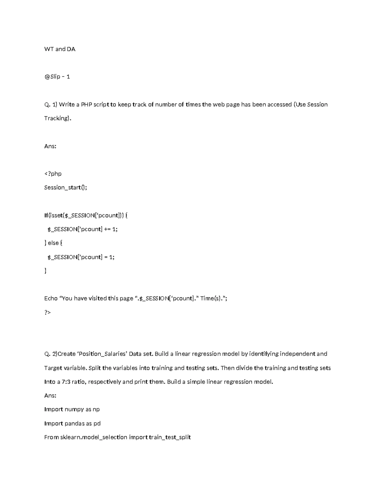 S.Y.B.Sc. Computer Science Syllabus (2020-2021) and Course Details - Studocu