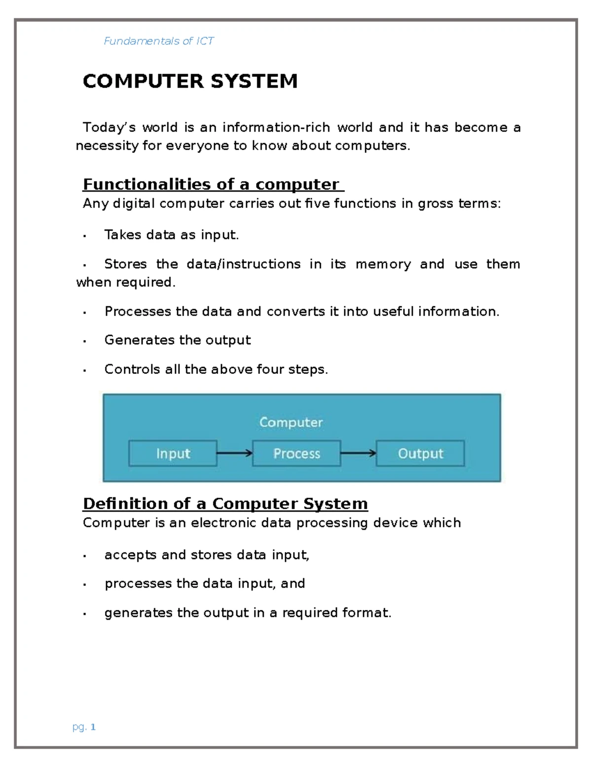 Computer Studies FORM 2 Questions - A B NAME: - Studocu