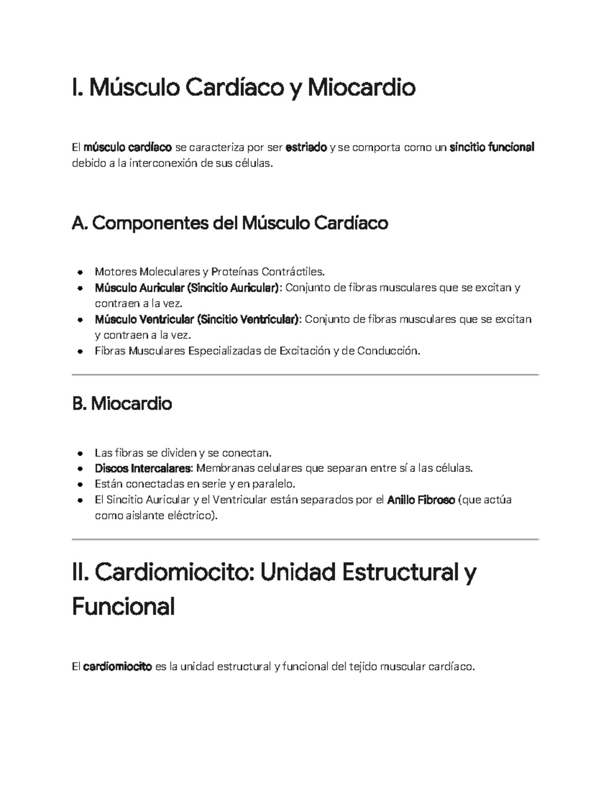 Tema 42 - Estudio sobre Músculo Cardíaco y Miocardio - Studocu