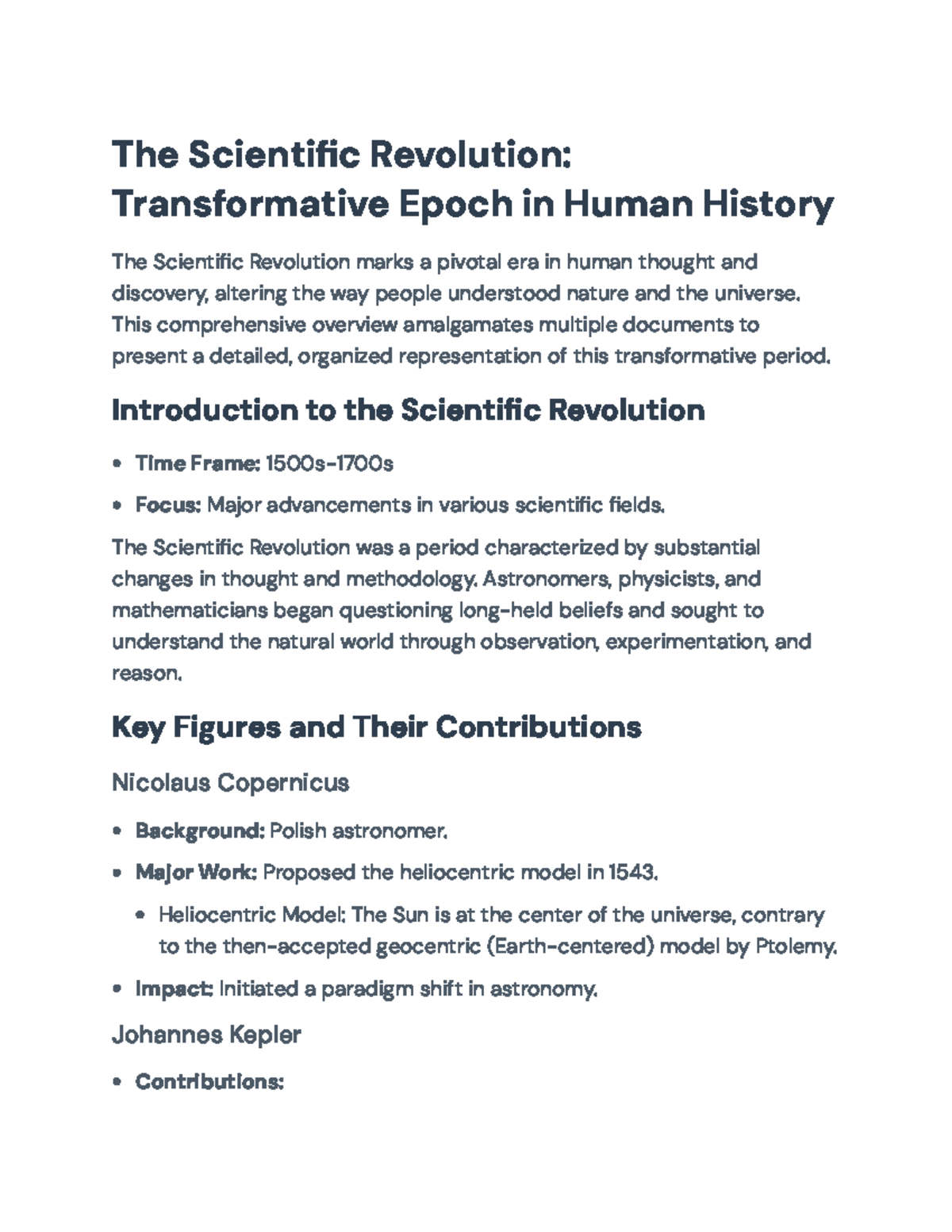 The Scientific Revolution: Key Figures, Ideas, and Impact on Knowledge ...