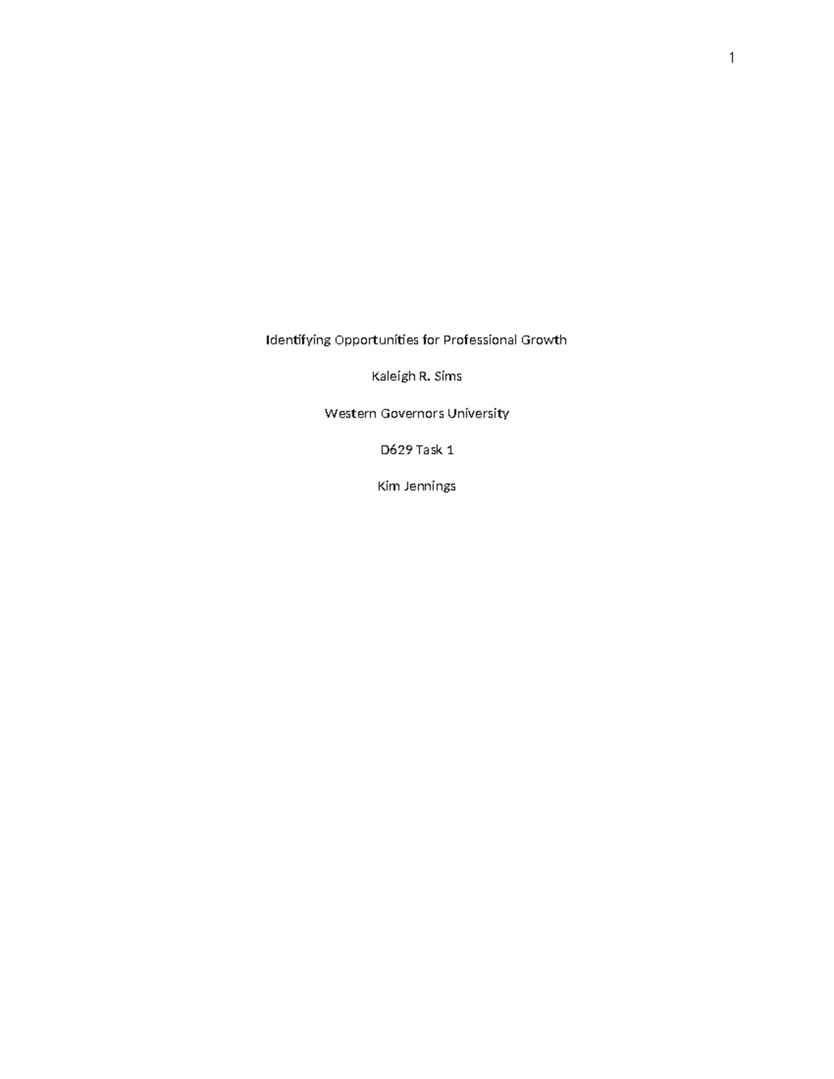 D629 Task 1: Enhancing Life Skills Through Substance Abuse Education ...