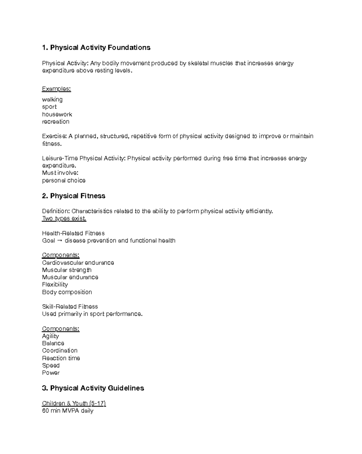 KIN 232 Final Exam Study Guide: Physical Activity & Sociology Insights ...