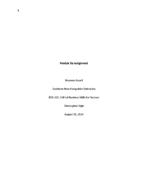 Mod 3-2 - Mod 3-2 - Company overview The company I will discuss is ...