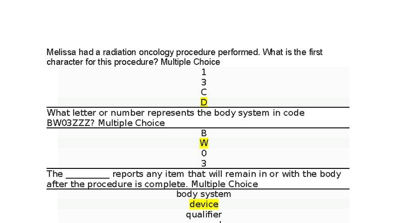 HI255 Medical Coding 2 Lab 2 Assignment: Procedure Coding Insights - Studocu