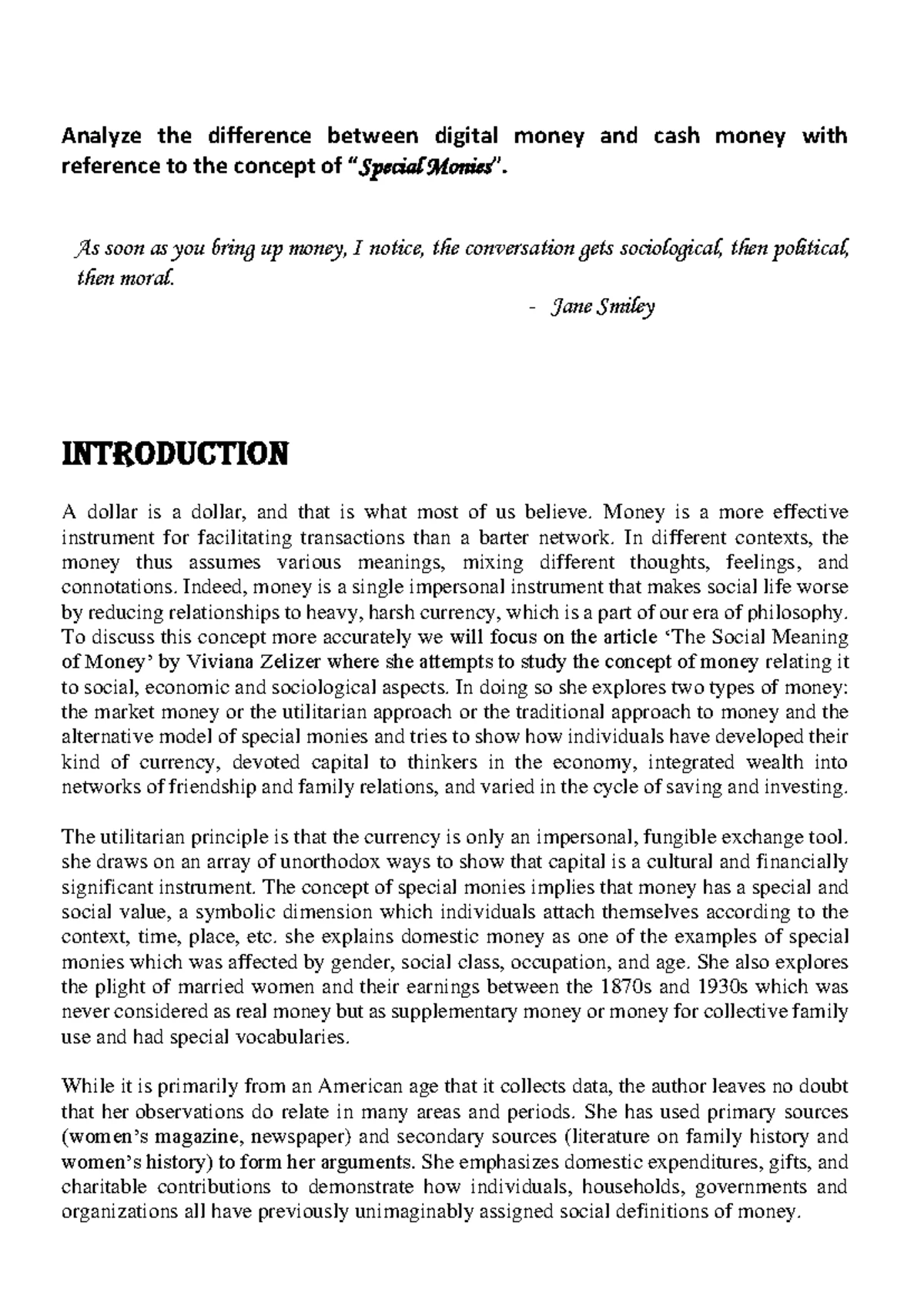Ecosoc-M1: Summary of Economic Sociology Concepts and Theories - Studocu