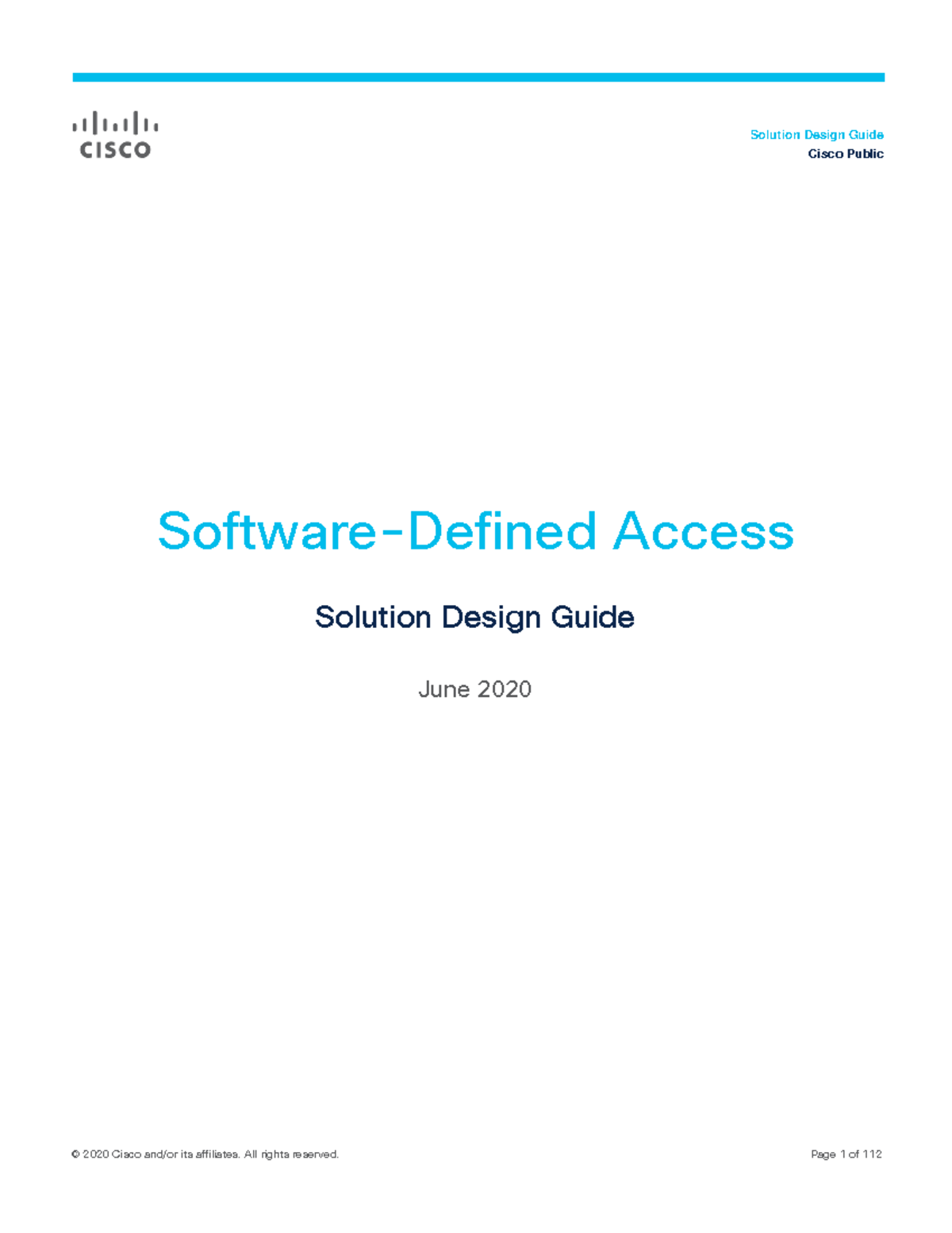 Cisco SDA Design Guide: Comprehensive Overview for Network Optimization ...