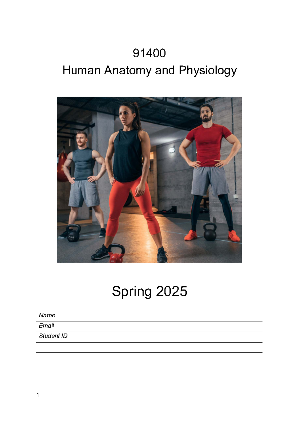 91400 Human Anatomy & Physiology Spring 2025 Assessment Schedule - Studocu