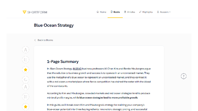 Blue Ocean Strategy Summary: Key Insights and Execution Guide - Studocu