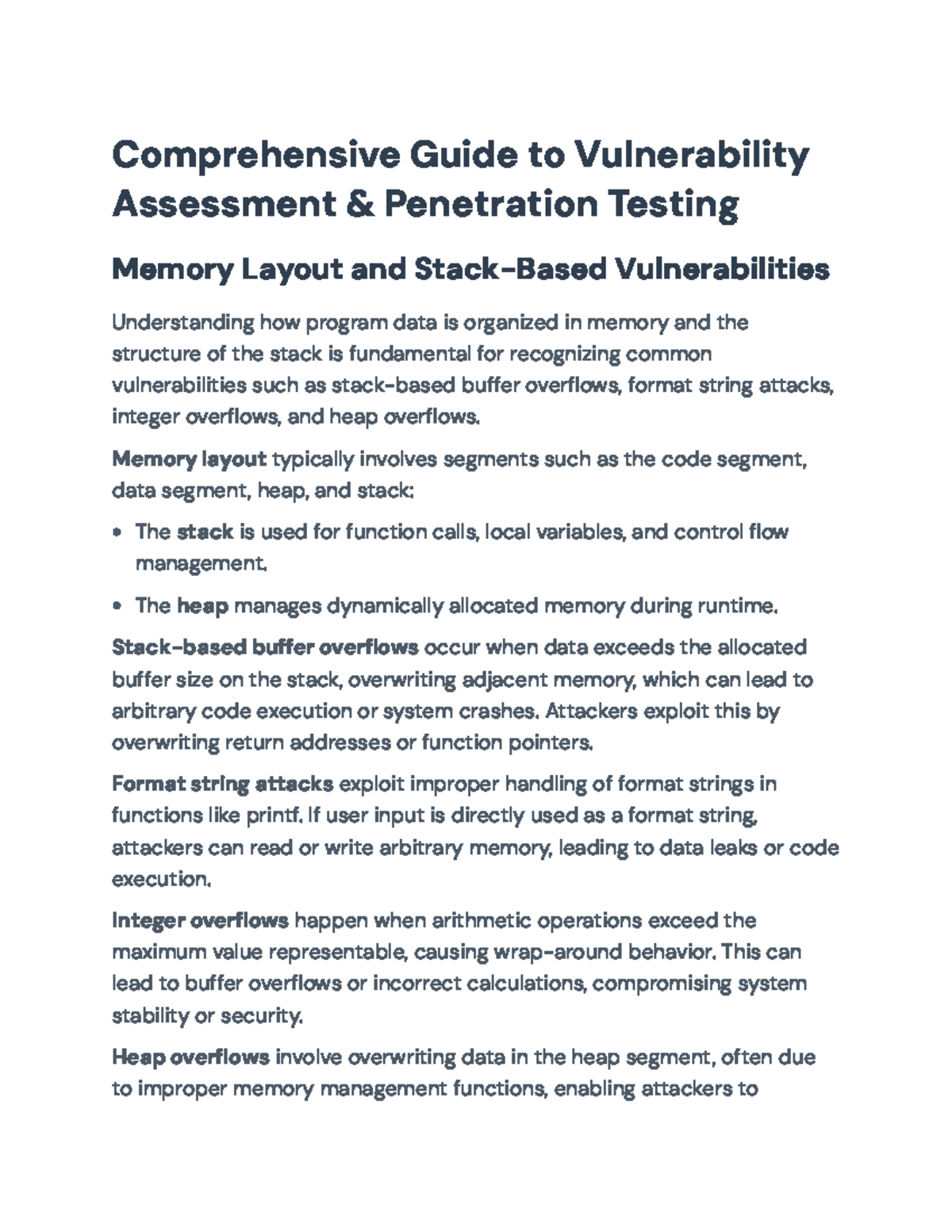 Comprehensive Guide to Vulnerability Assessment & Penetration Testing ...