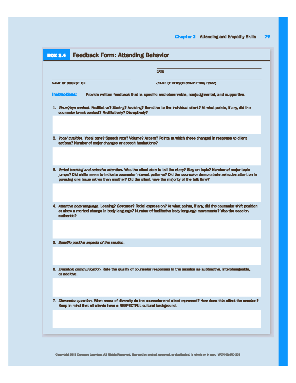 Feedback Form Attending 1 - PSYU2201 - Studocu