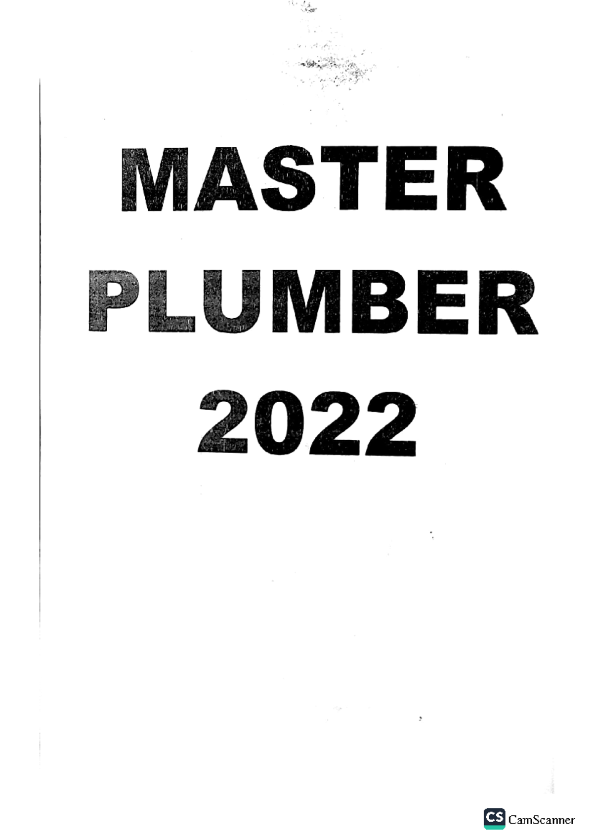 MASTER PLUMBER 2022 - Licensure Exam Plumbing Arithmetic Set A - Studocu