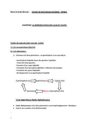 Differents types de thalles - Les différents types de thalles Un thalle ...