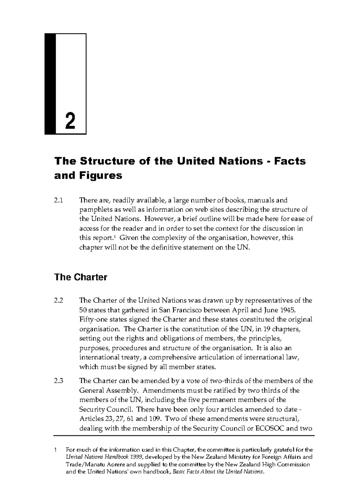 The Structure of the United Nations - Chapter 2 - Insights and Facts ...