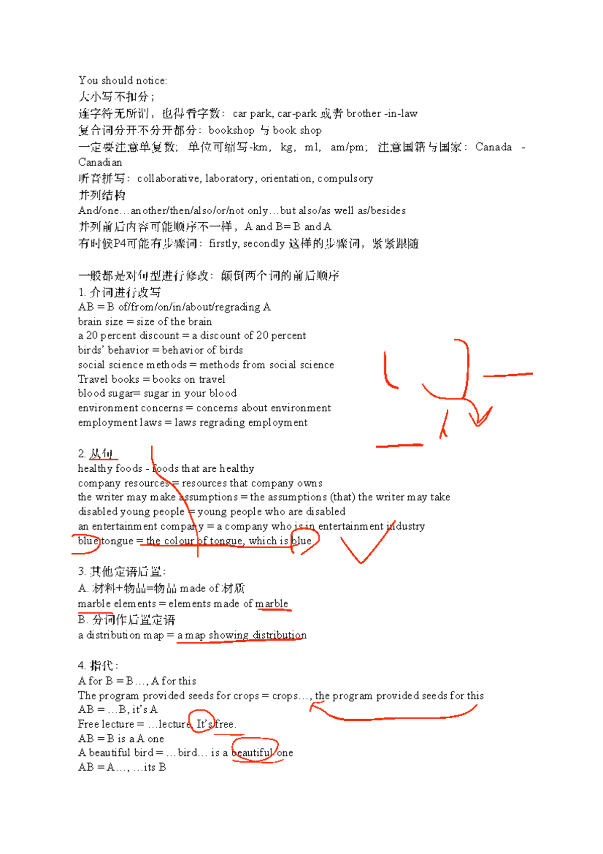 IELTS Listening & Writing Study Notes - Studocu