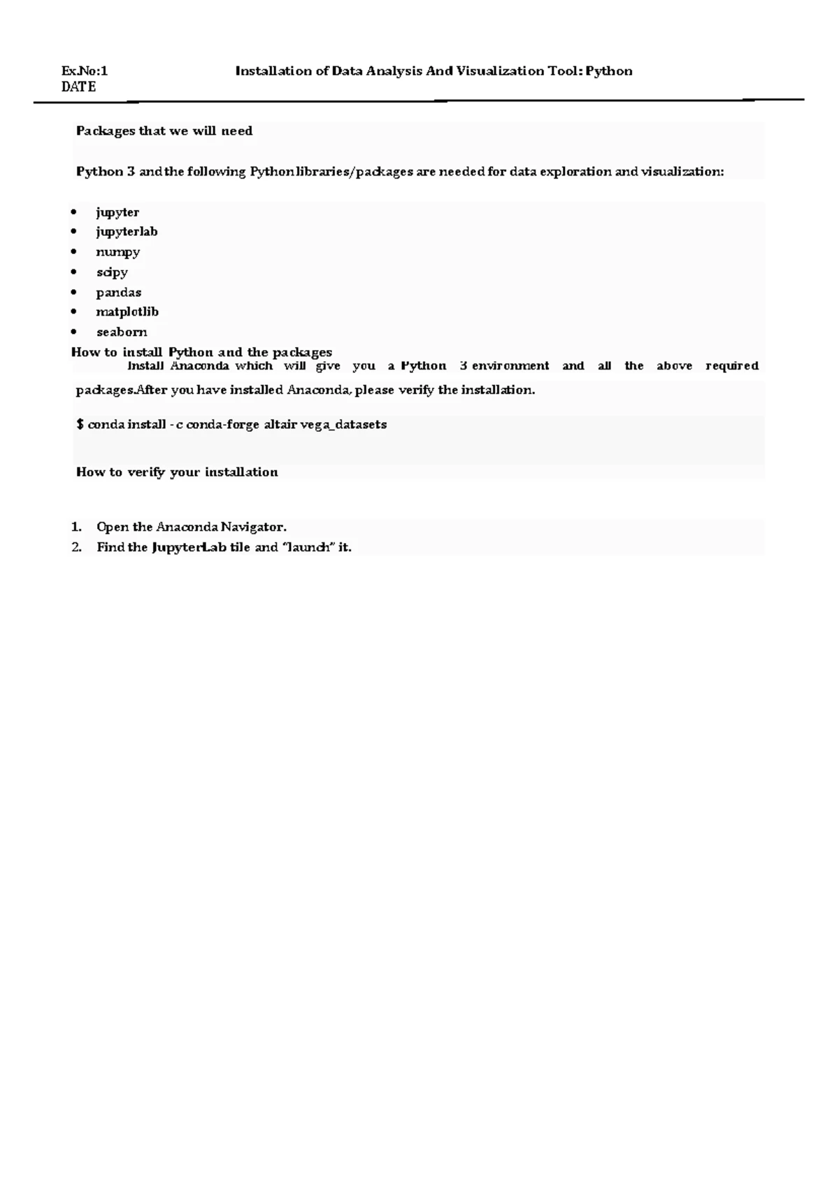 AD3491 - Question Bank for Fundamentals of Data Science & Analytics - Studocu