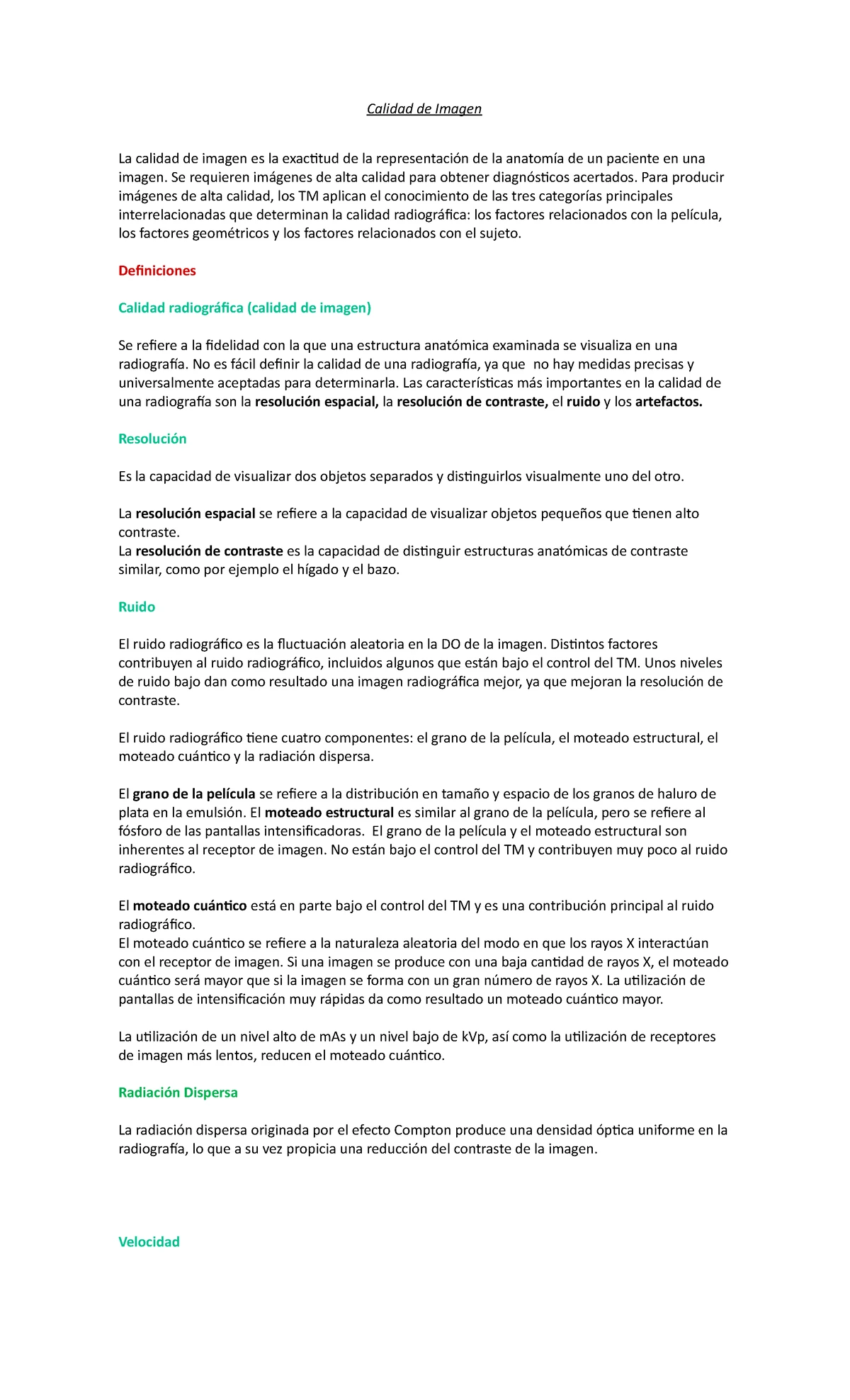 El aparato de Rayos x RESUMEN ESPECIFICO, Y TAL - RESUMEN DE BUSHONG ...