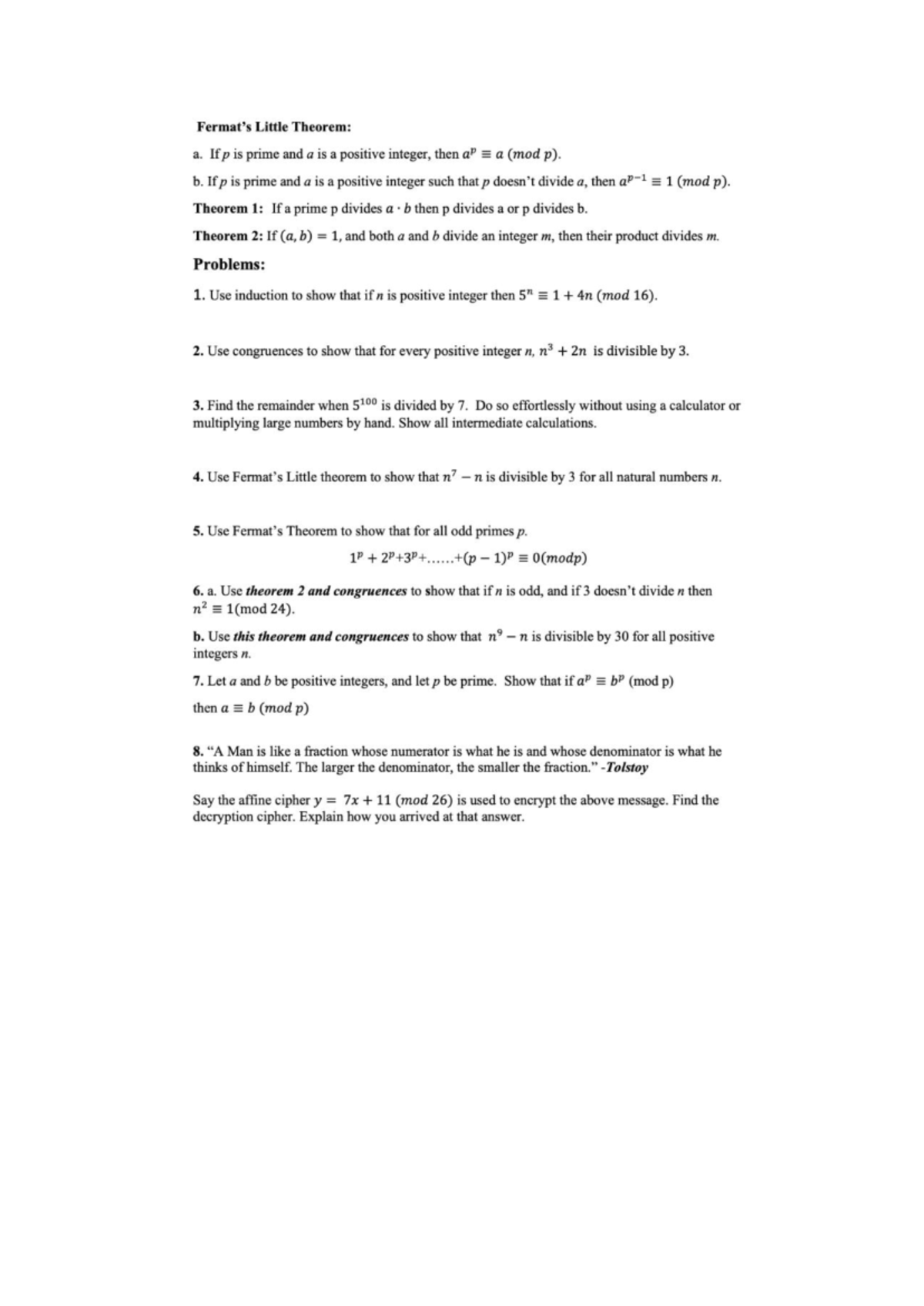 Fermat's Last Theorem Analysis - Mat2611 Summary - Studocu